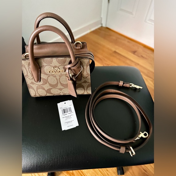 Coach | Bags | Andrea Mini Carryall In Signature Canvas | Poshmark